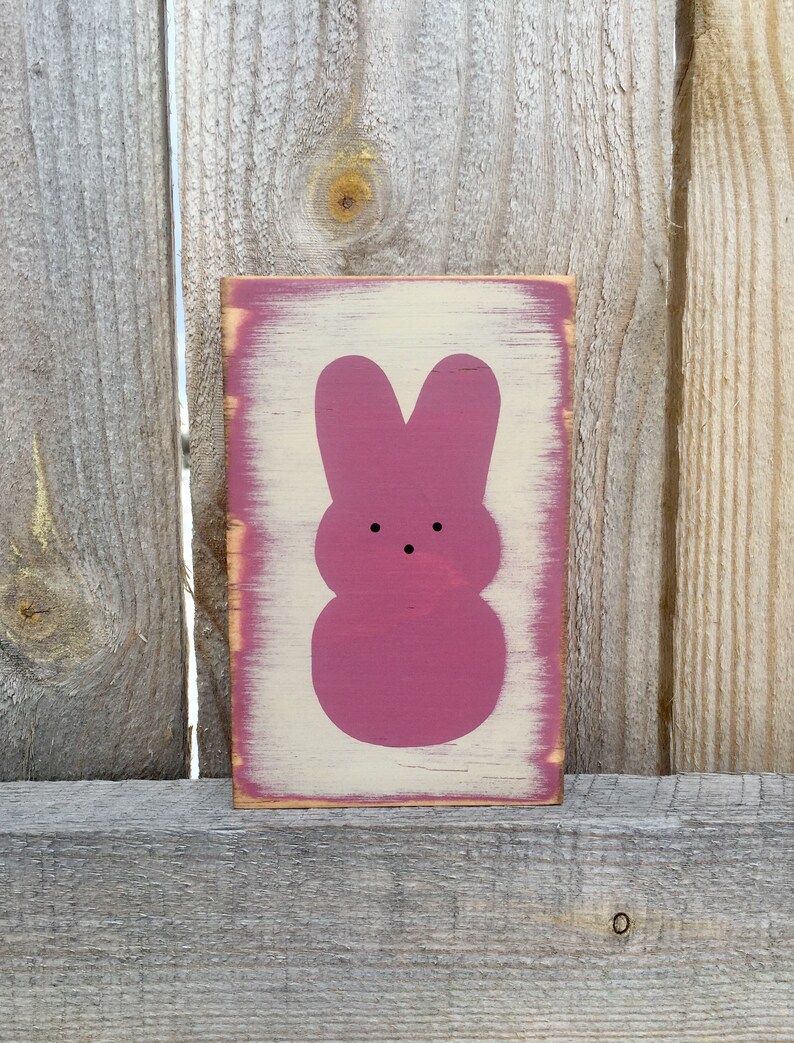 Primitive Peep Sign Wooden Peep Block - Etsy