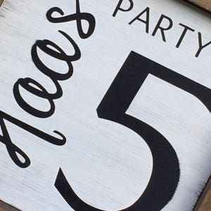 Custom Family Sign Party of 5 Sign Custom Party of Sign - Etsy