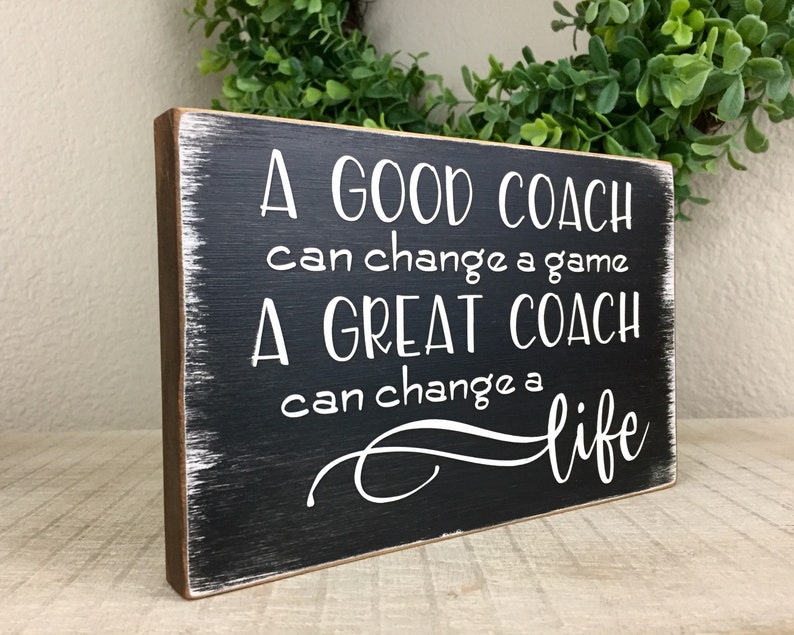 Coach Sign, MADE TO ORDER, Coach Gift - Etsy