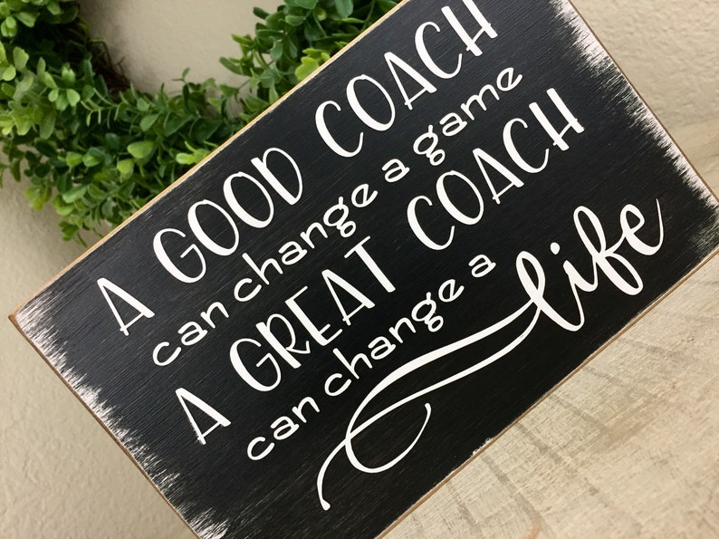 Coach Sign, MADE TO ORDER, Coach Gift - Etsy