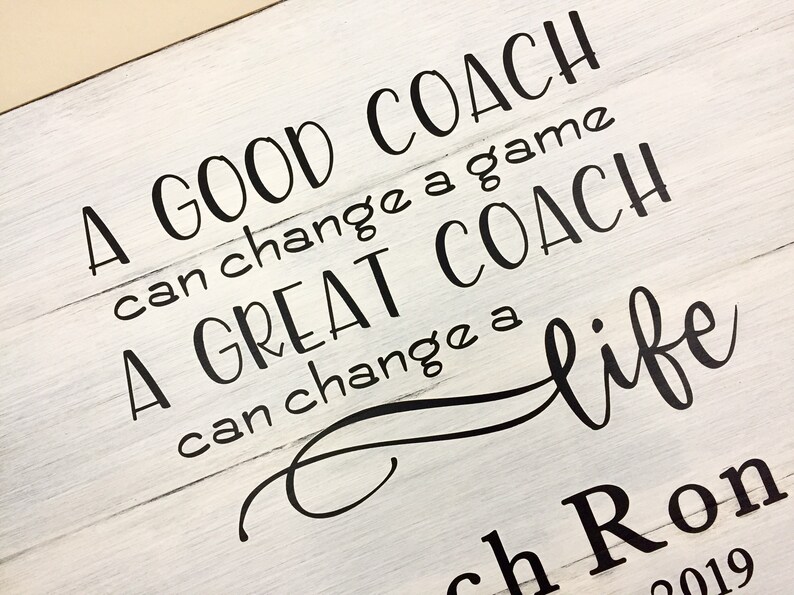 Coach Sign Coach Gift Team Autograph Sign A Great Coach Can - Etsy UK