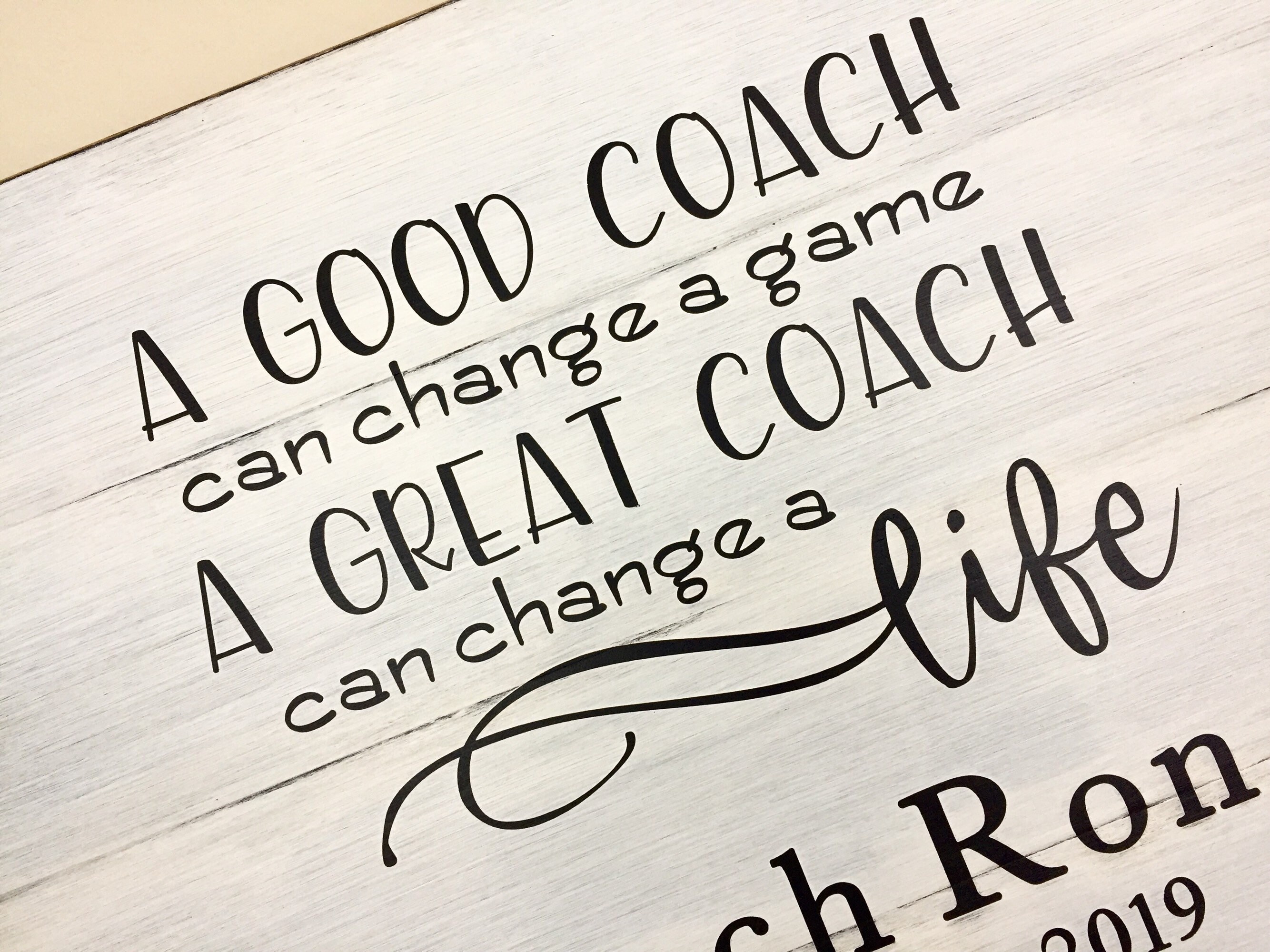 Coach Sign Coach Gift Team Autograph Sign A Great Coach Can | Etsy