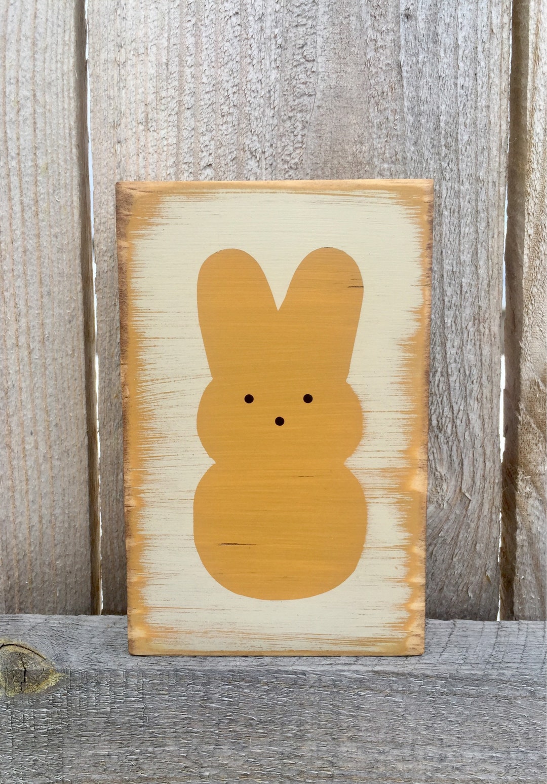 Primitive Peep Sign, Wooden Peep Block - Etsy