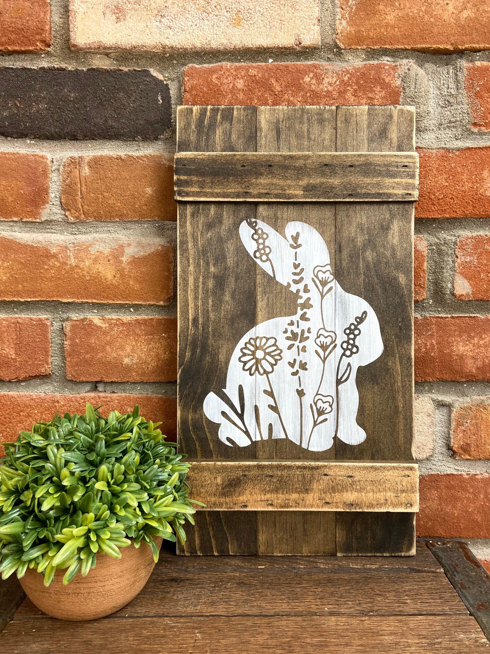 Easter Bunny Sign, MADE TO ORDER, Bunny Sign, Spring Decor - Etsy