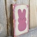 Primitive Peep Sign, Wooden Peep Block - Etsy