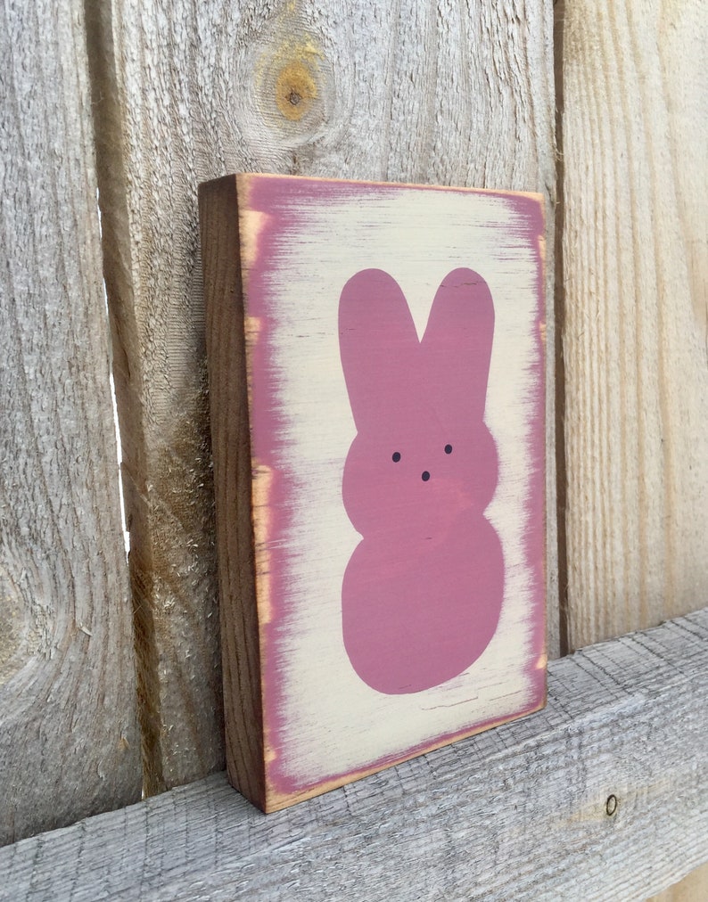 Primitive Peep Sign Wooden Peep Block - Etsy