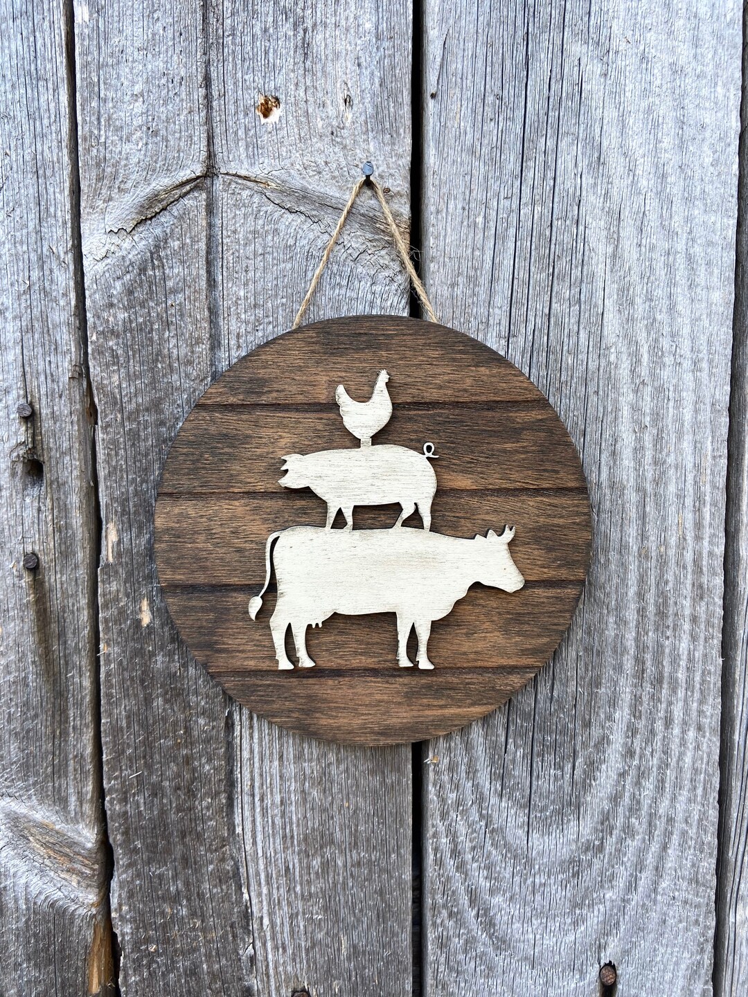 Farm Animal Sign, Farm Sign, Farmhouse Decor - Etsy