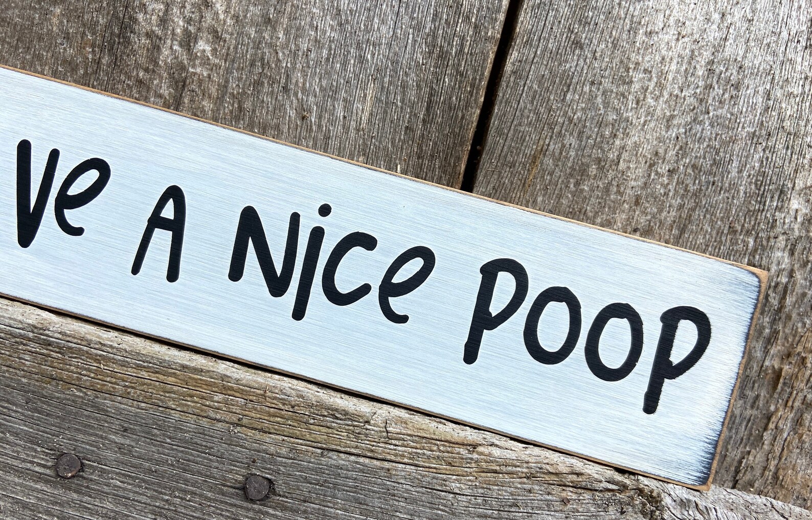 Have a Nice a Poop Funny Bathroom Sign Poop Sign - Etsy