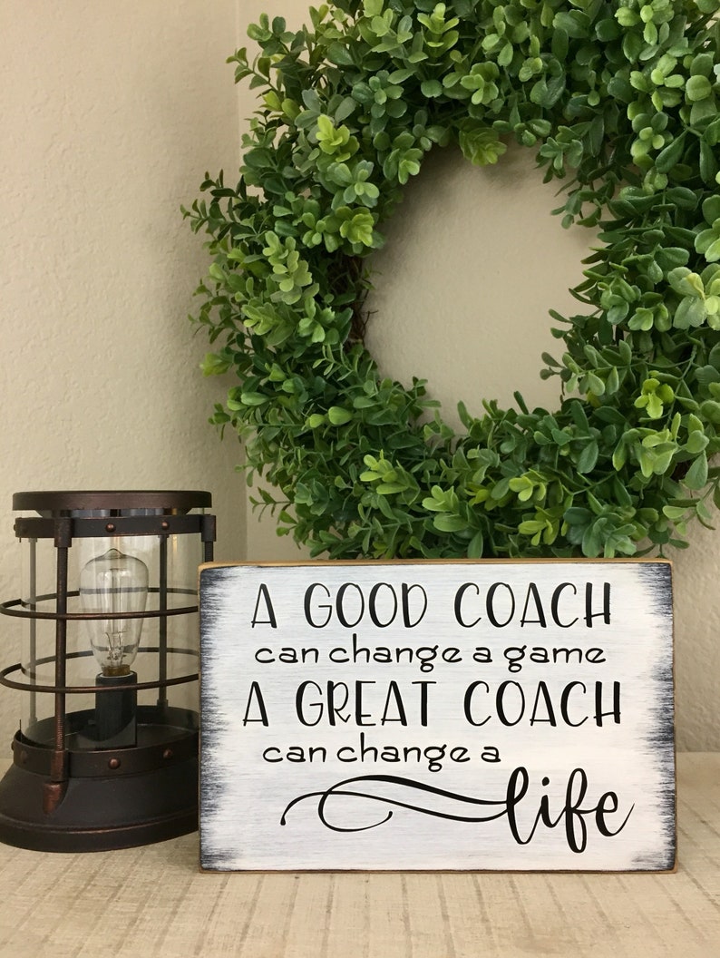 Coach Sign, MADE TO ORDER, Coach Gift - Etsy