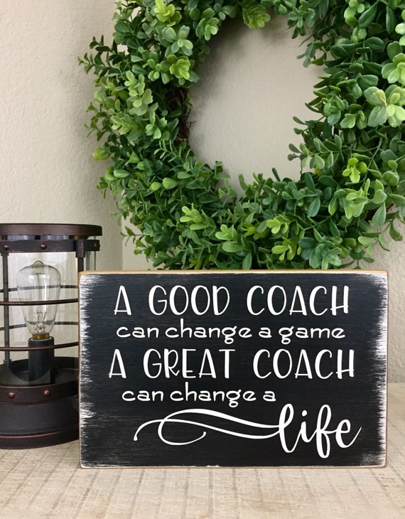 Coach Sign MADE TO ORDER Coach Gift - Etsy