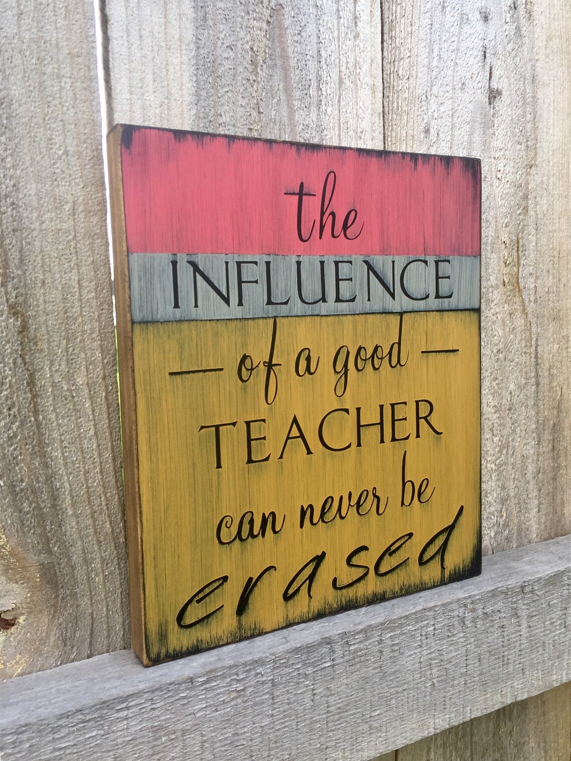 The influence of a good teacher teacher gift inspirational | Etsy