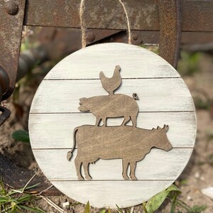 Farm Animal Sign, Farm Sign, Farmhouse Decor - Etsy