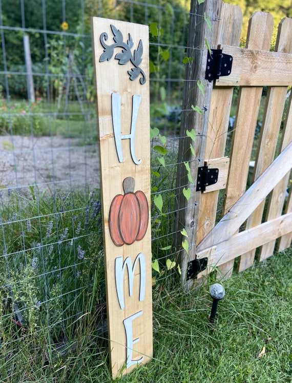 Fall Porch Leaner Fall Decor Home Sign Pumpkin Sign - Etsy