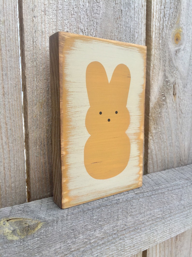 Primitive Peep Sign Wooden Peep Block - Etsy