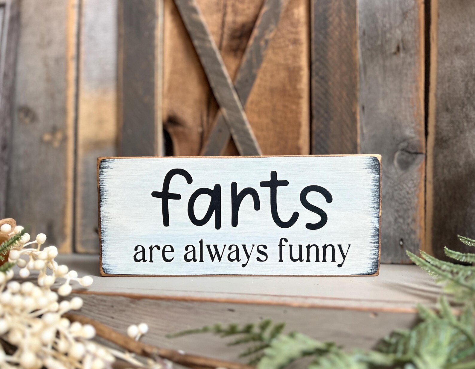 Farts Are Always Funny, Fart Sign, Funny Bathroom Sign, Farmhouse ...