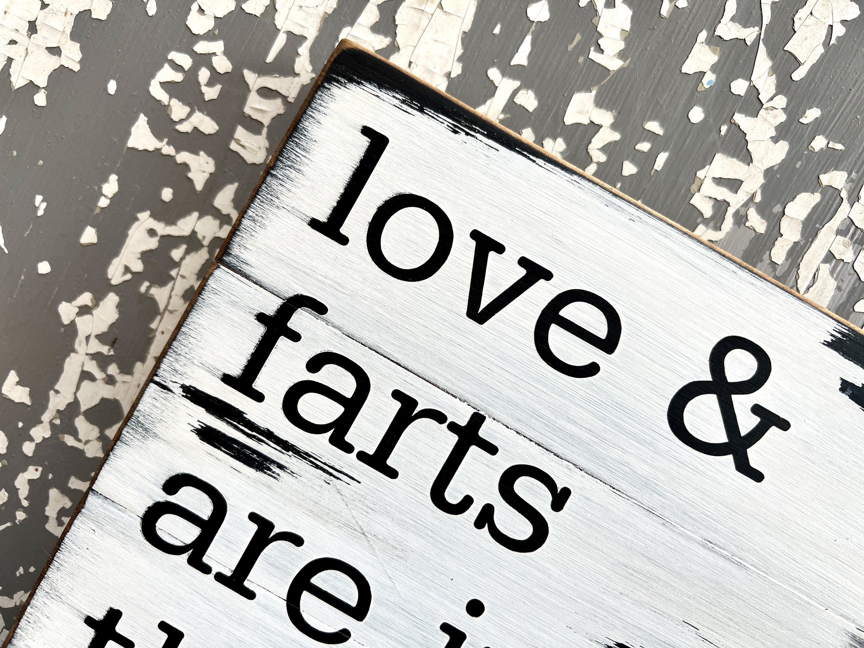 Love and Farts Are in the Air, Valentines Gift, Fart Sign, Gag Gift - Etsy