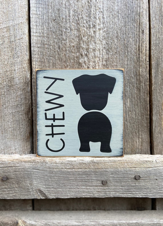 Custom Dog Sign MADE TO ORDER Dog Silhouette Sign Dog Name - Etsy