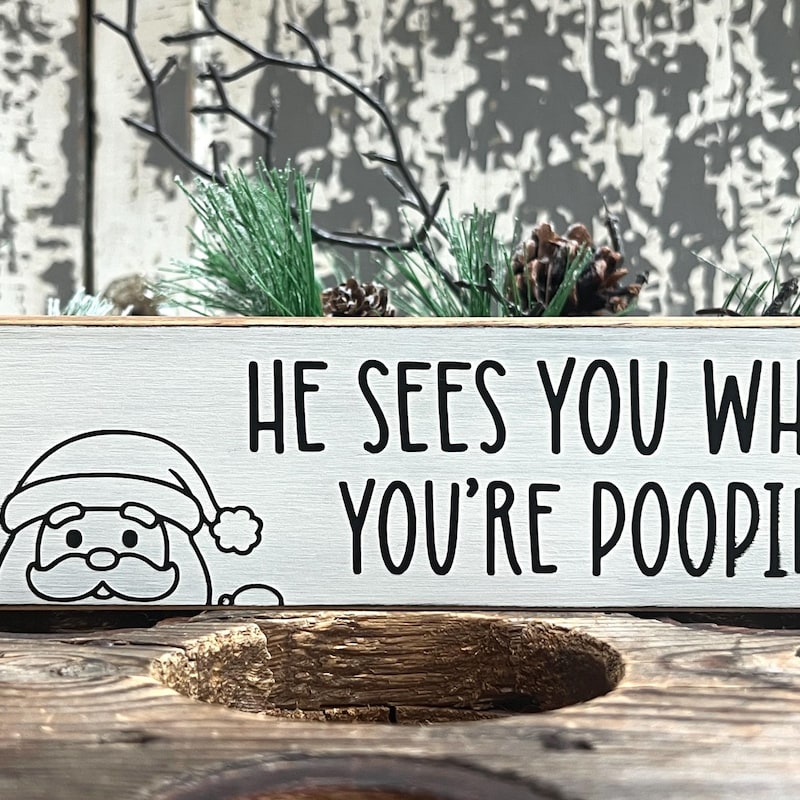 Pooping Santa - Etsy