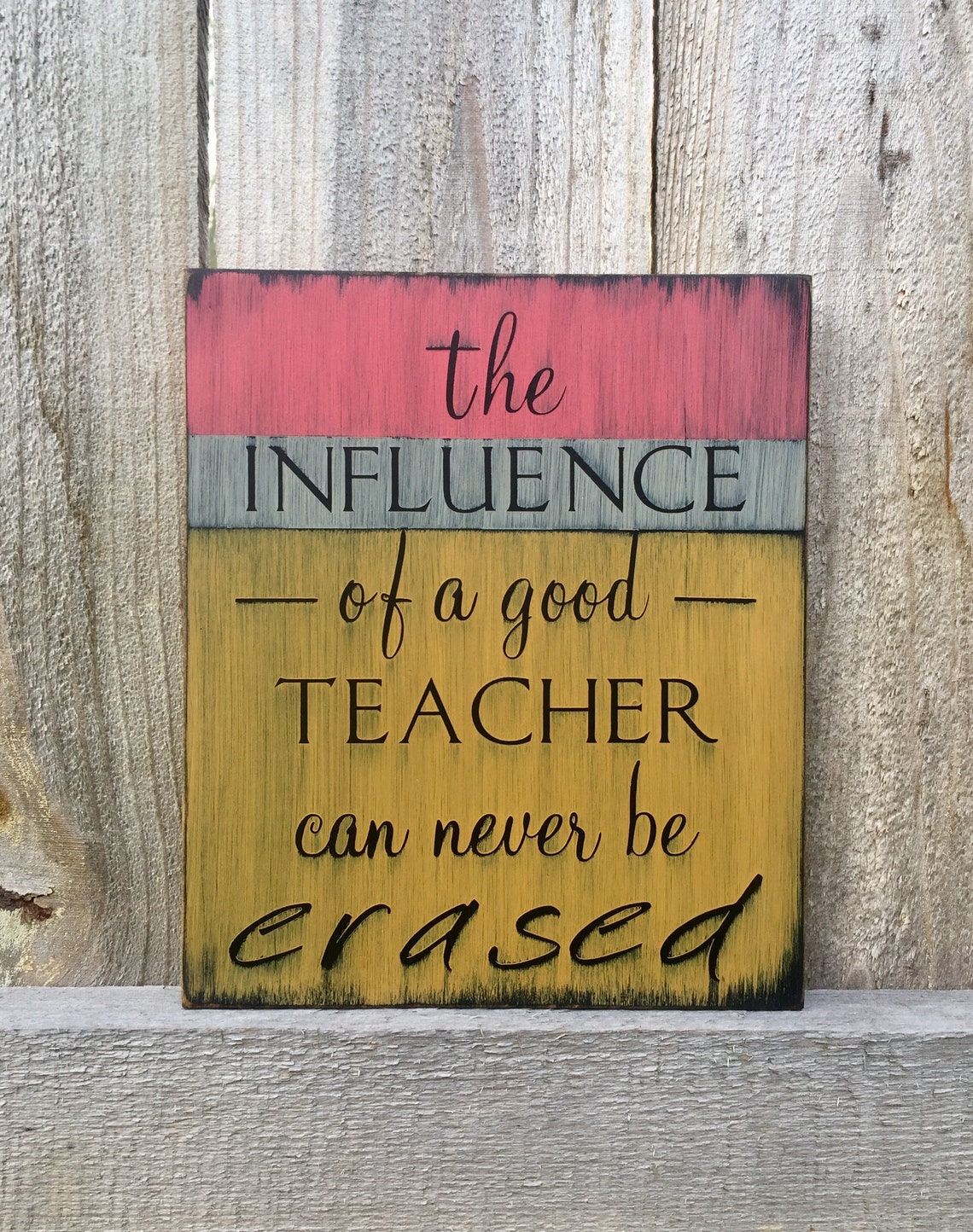 The influence of a good teacher teacher gift inspirational | Etsy