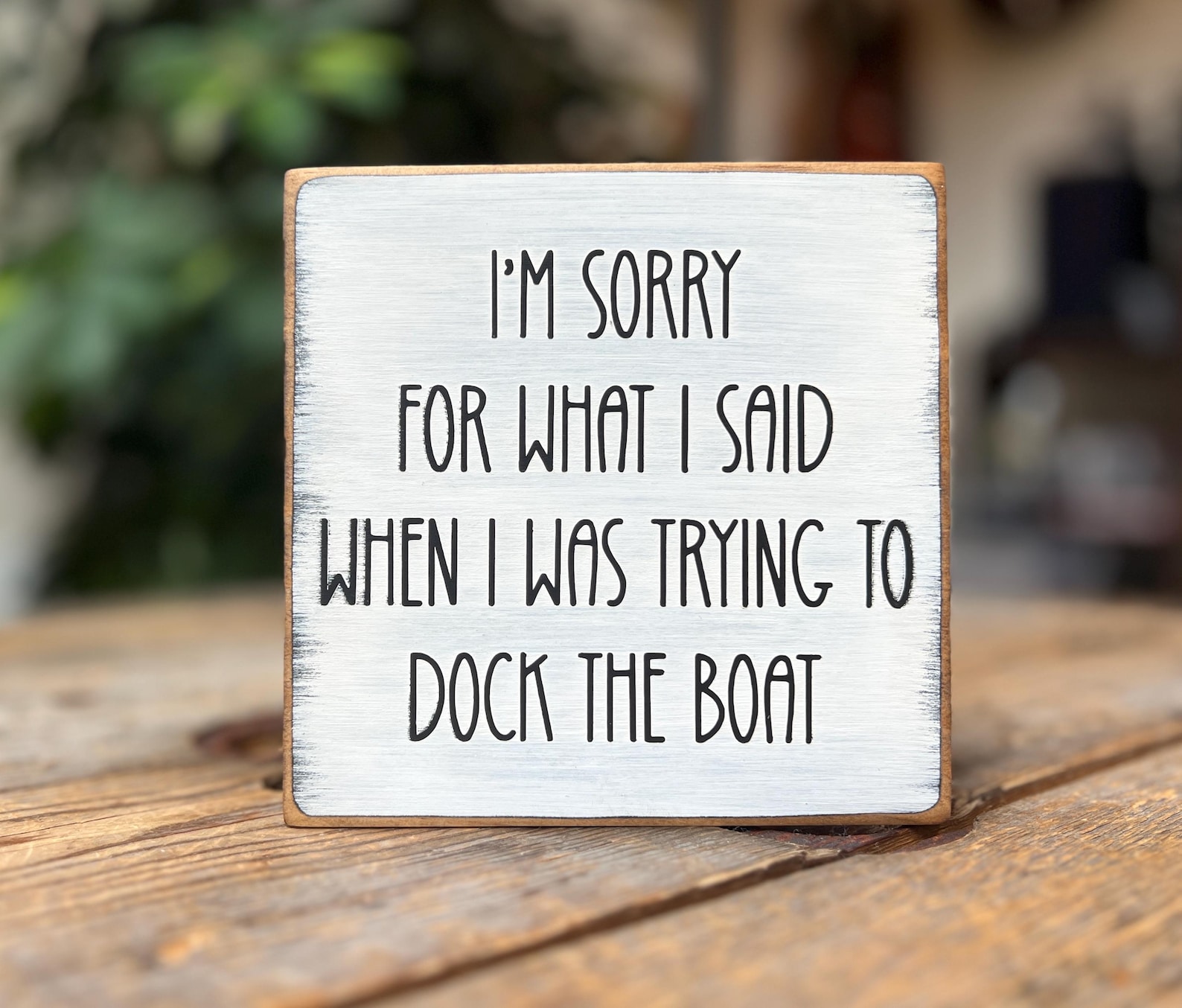 Dock the Boat, MADE TO ORDER, Boat Sign, Nautical Decor - Etsy
