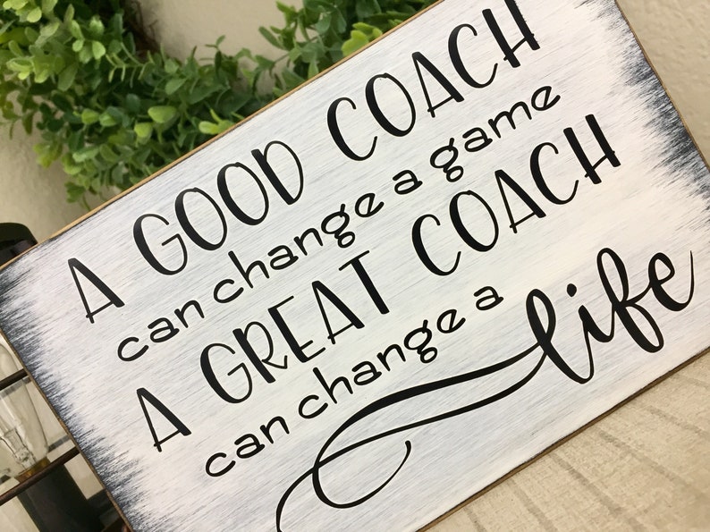 Coach Sign, MADE TO ORDER, Coach Gift - Etsy