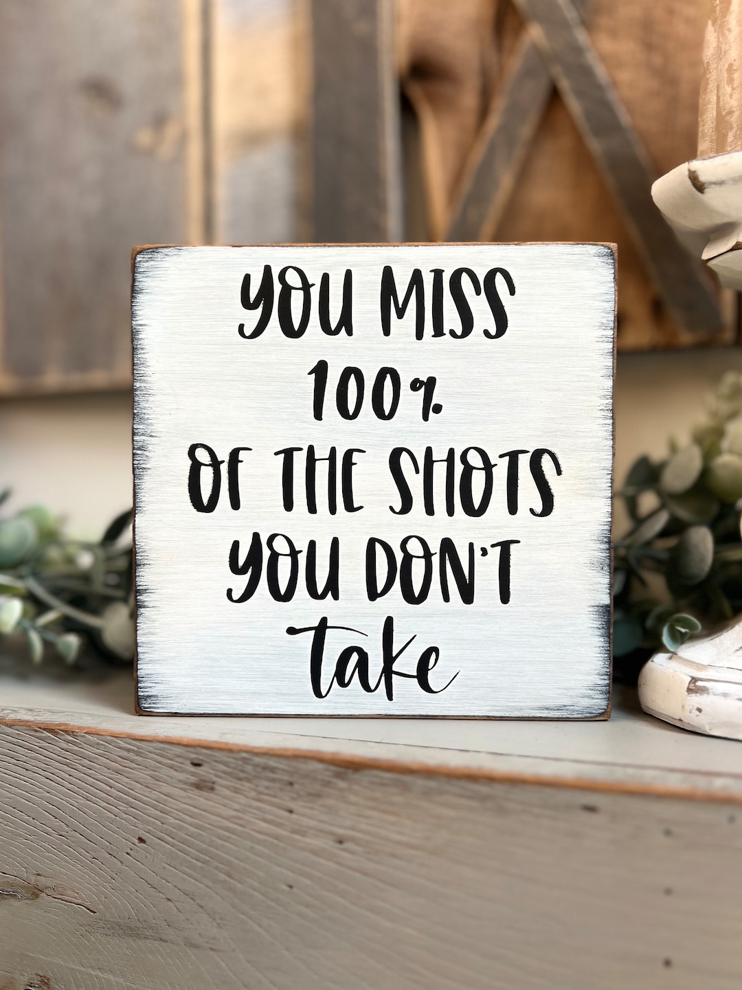 You Miss the Shots You Dont Take, Inspirational Sports Sign, Sports ...