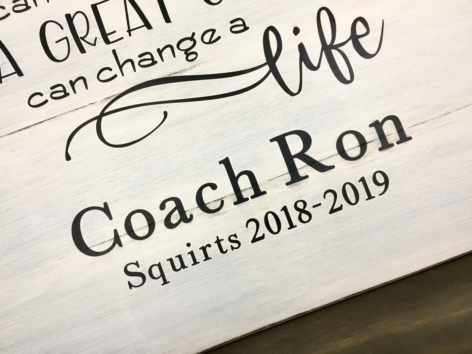 Coach Sign Coach Gift Team Autograph Sign A Great Coach Can | Etsy