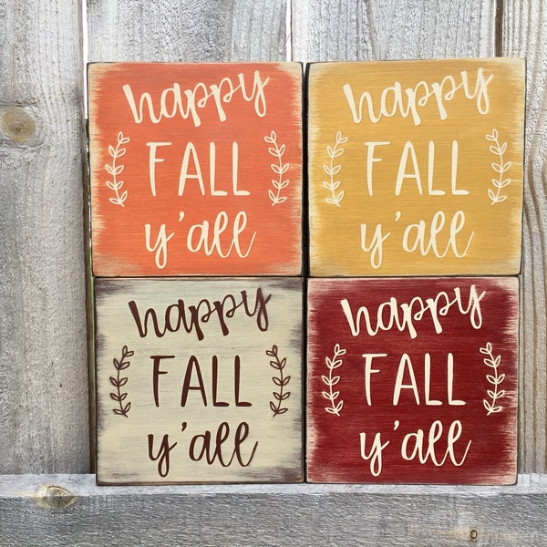 Happy Fall Yall - Etsy