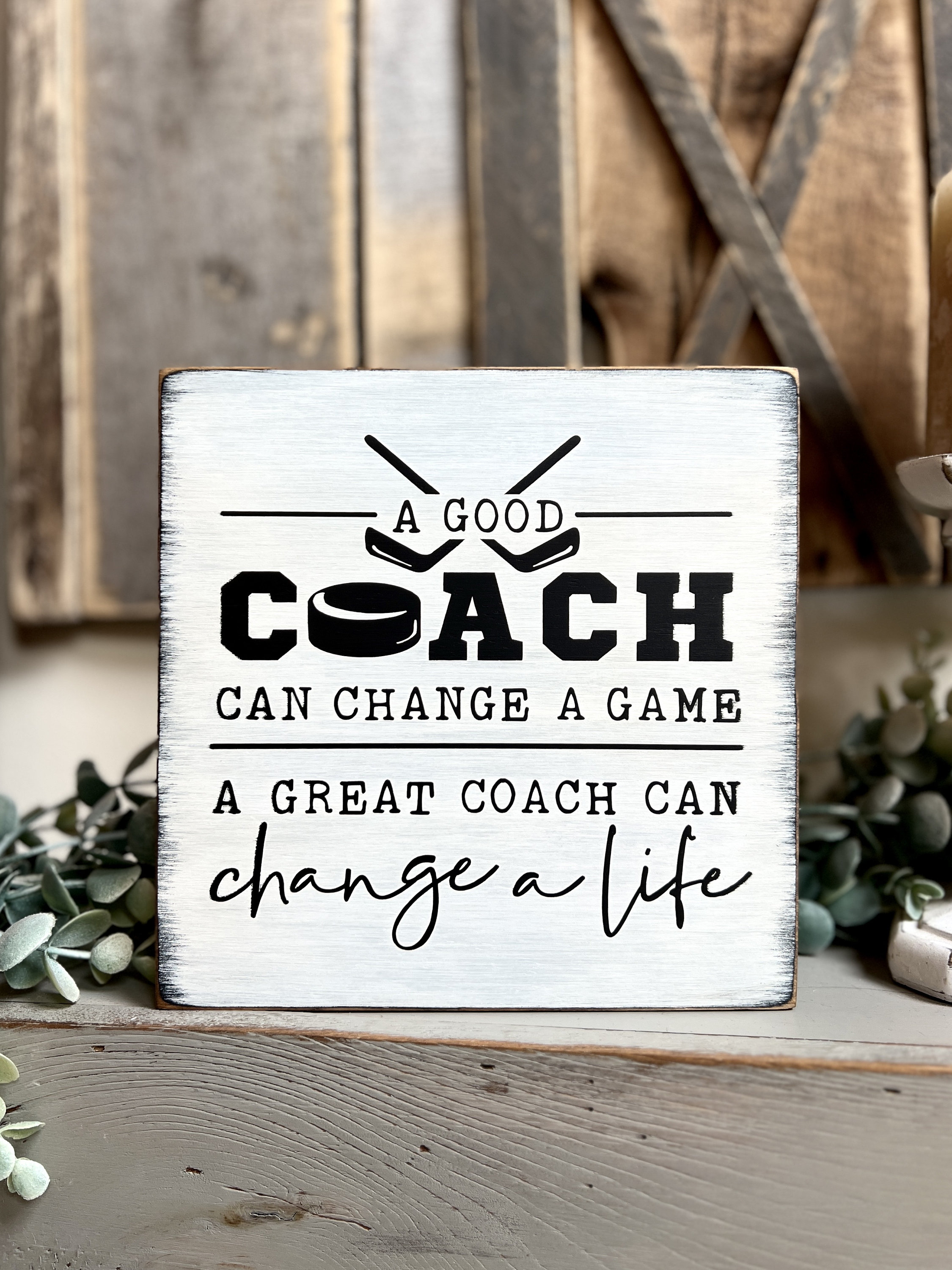 Hockey Coach Sign, Coach Sign, Coach Gift - Etsy