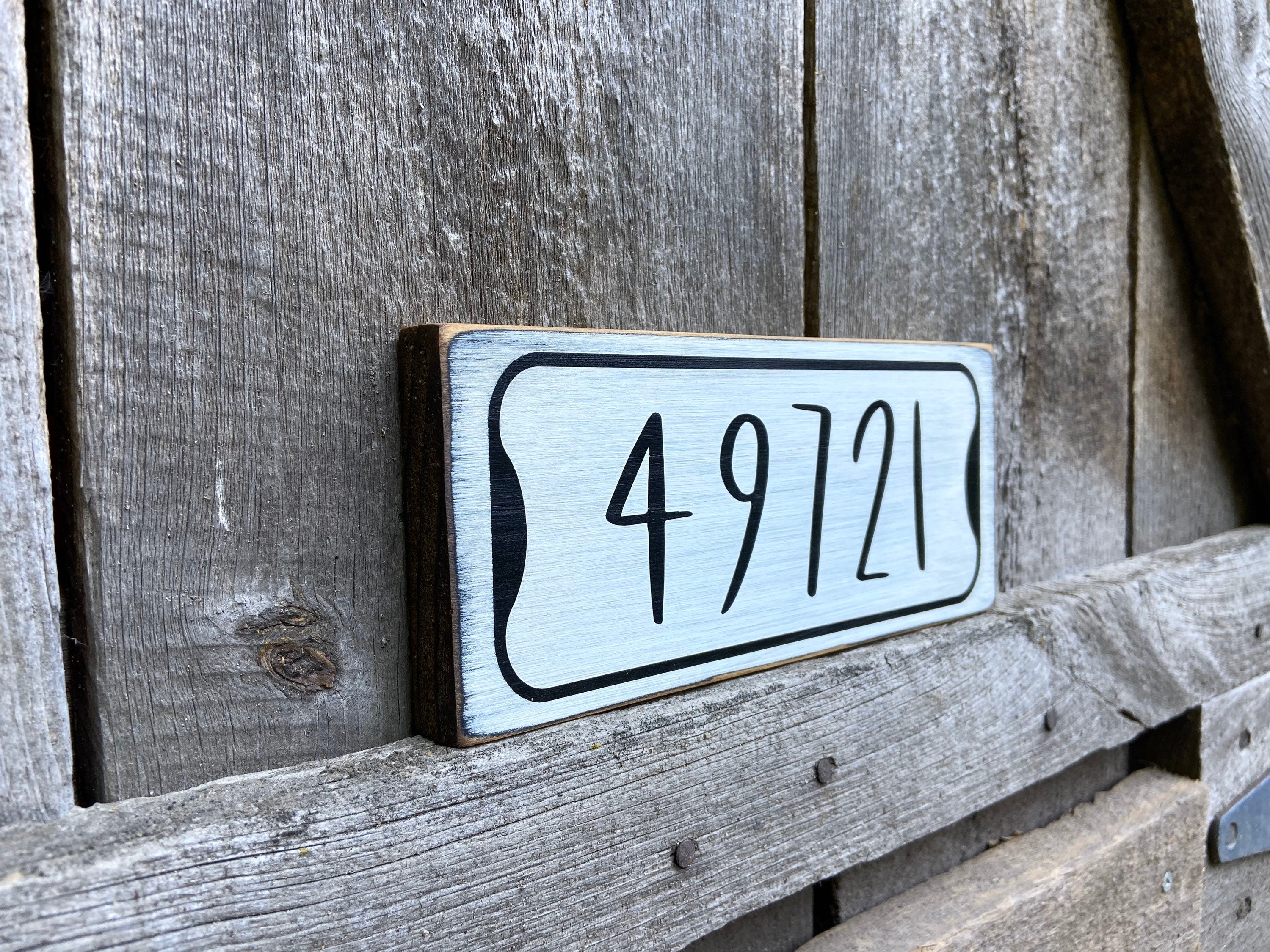 Zip Code Sign MADE TO ORDER - Etsy