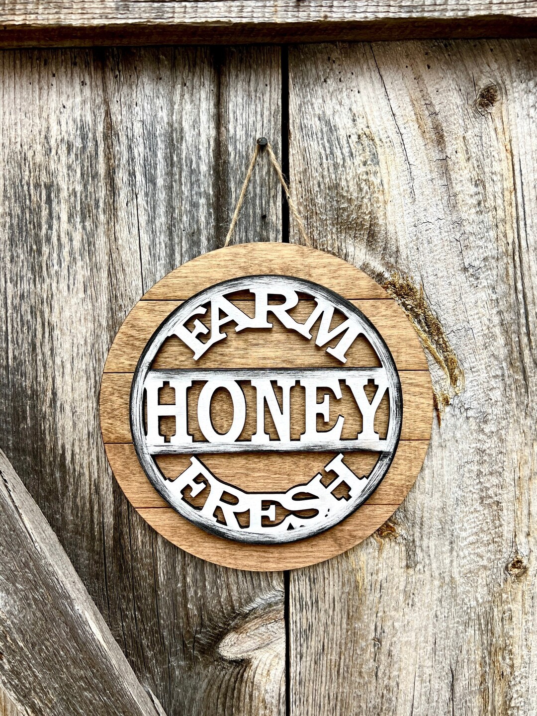 Farm Fresh Honey Sign, Farmhouse Decor - Etsy