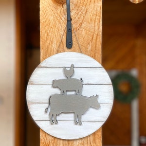 Farm Animal Sign, Farm Sign, Farmhouse Decor - Etsy