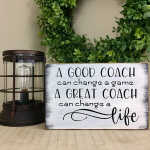 Coach Sign, MADE TO ORDER, Coach Gift - Etsy