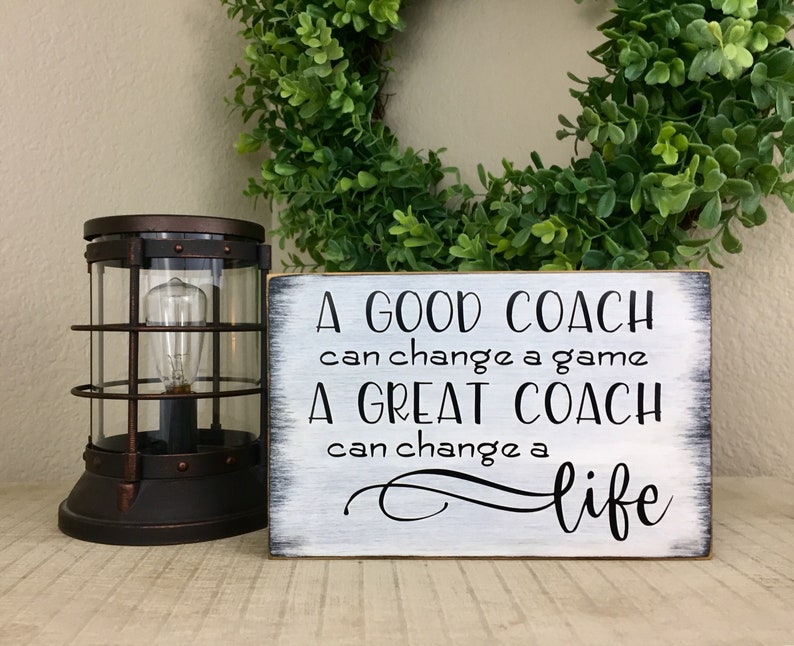 Coach Sign, MADE TO ORDER, Coach Gift - Etsy