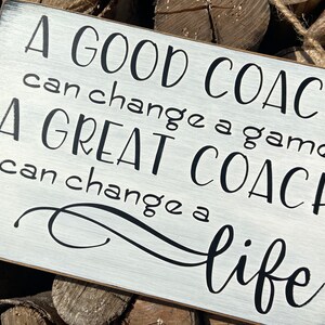 Coach Sign, Coach Gift - Etsy