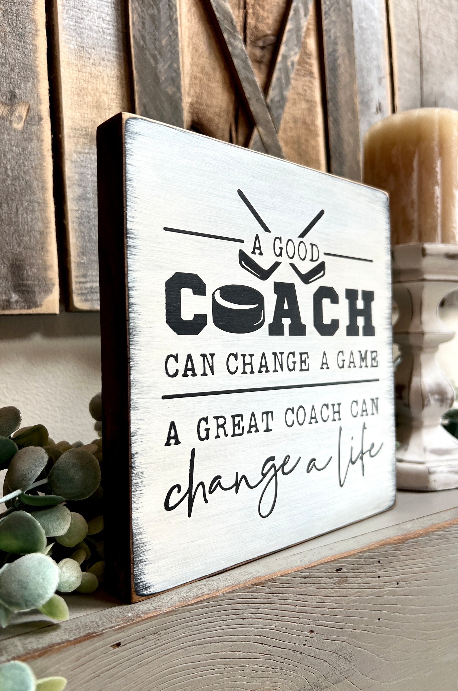 Hockey Coach Sign, Coach Sign, Coach Gift - Etsy