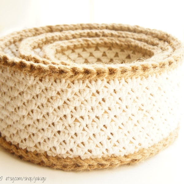 Crochet Nesting Bowls - Etsy