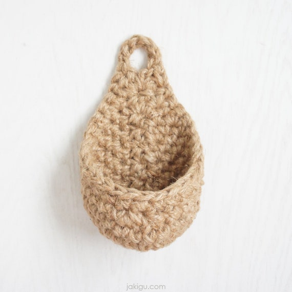 Teardrop Hanging Basket Crochet Pattern Raindrop Crochet | Etsy