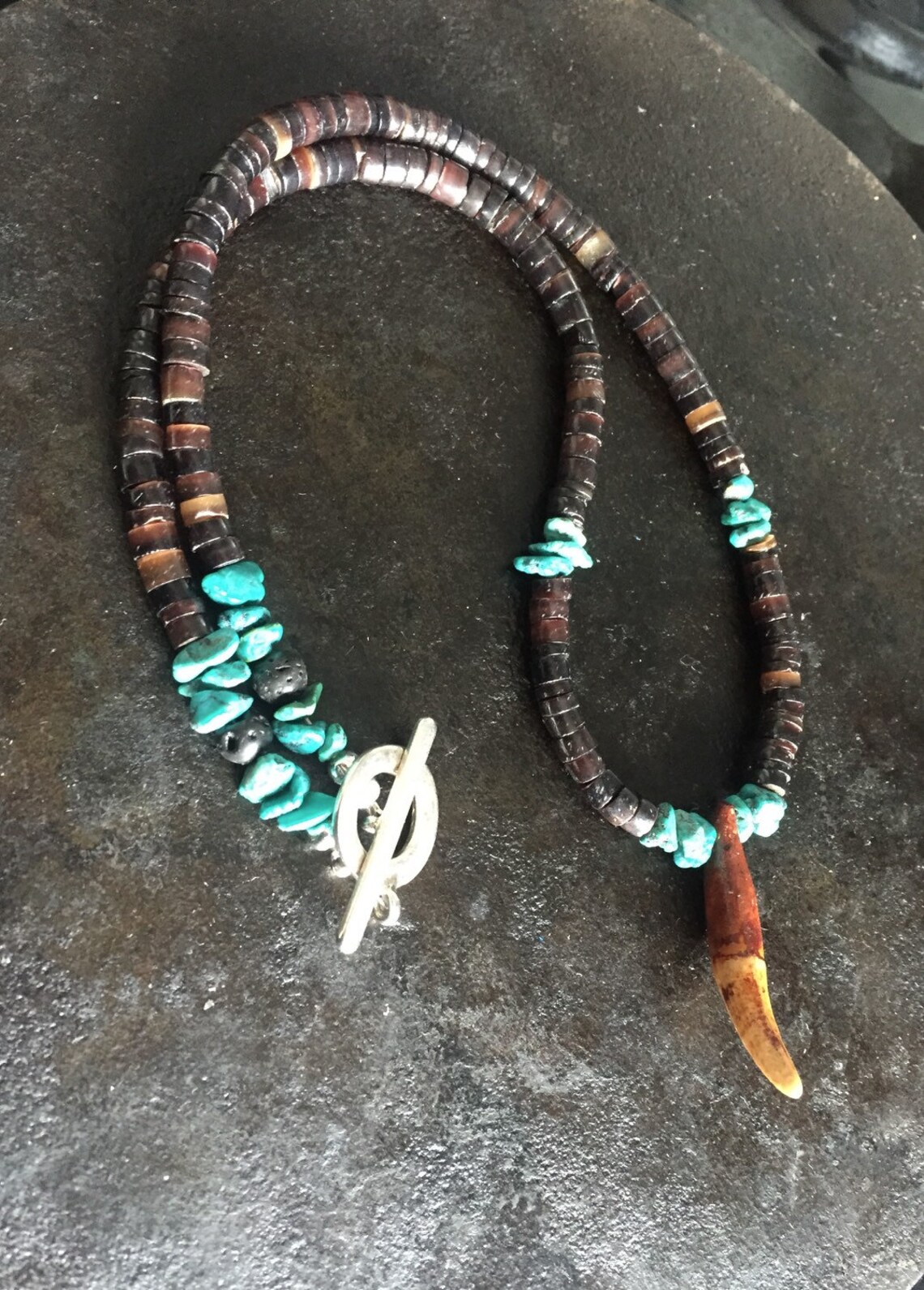 Wolf Tooth, Men's Necklace, Men's Wolf Tooth Necklace, Wolf Necklace ...