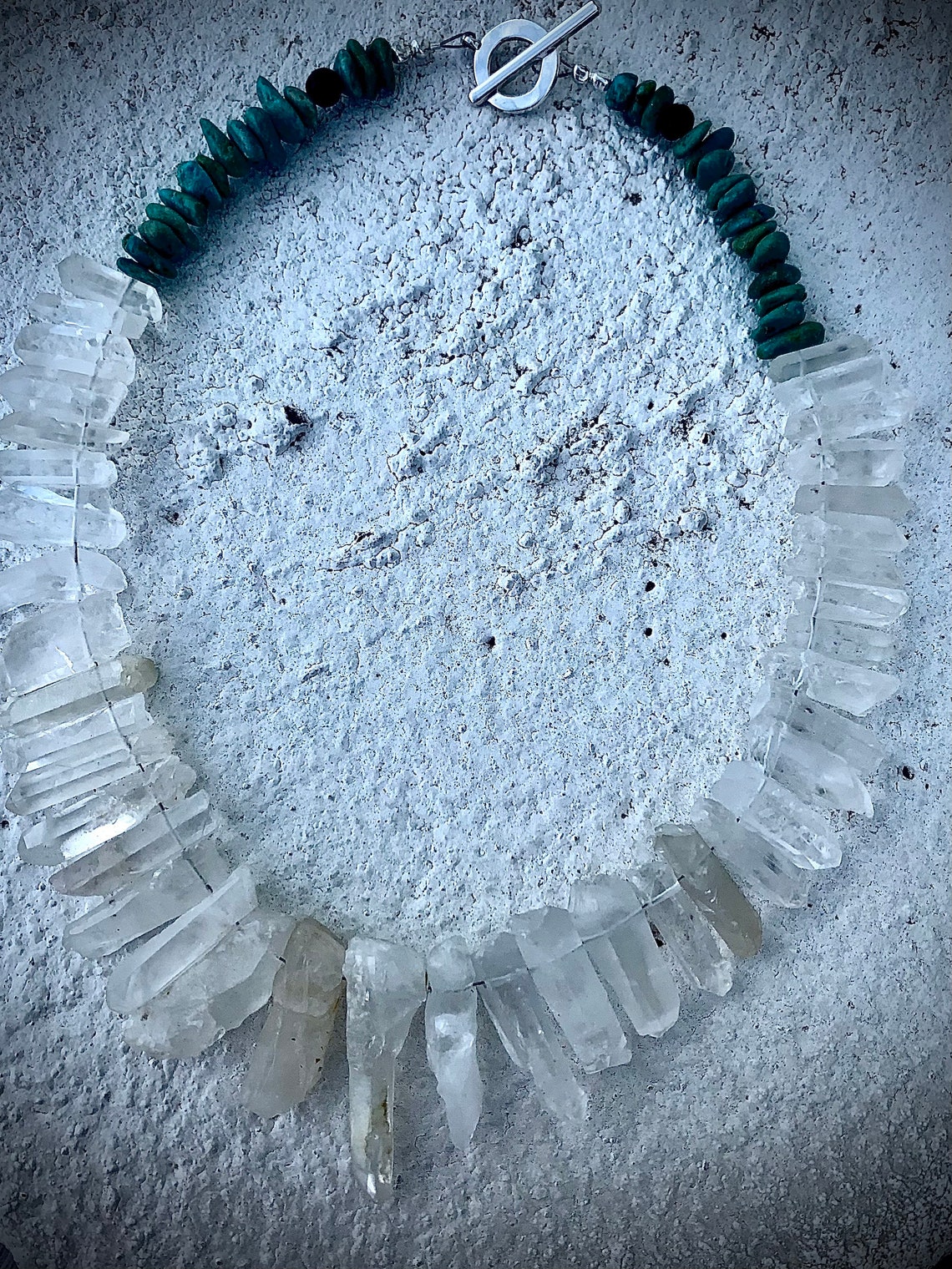 Beautiful Quartz Crystal Necklace Quartz Crystal Necklace - Etsy