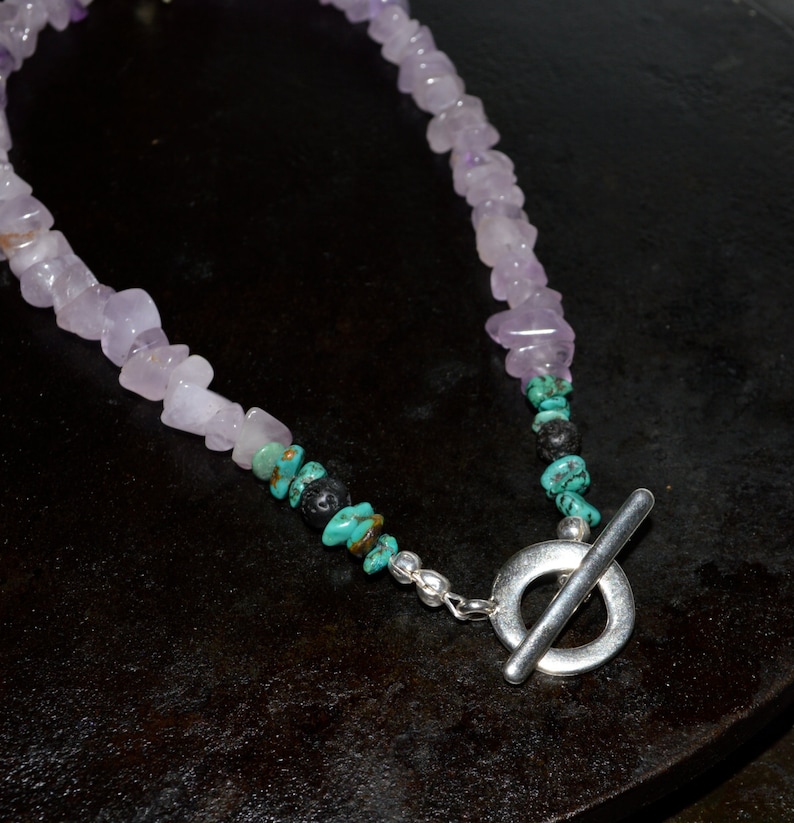 Childs amethyst and dove necklace baby amethyst necklace | Etsy