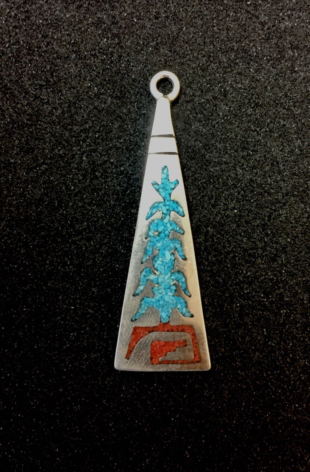 Sterling Silver Corn Pendent, Maiz Pendent, Naive American Corn Pendent ...