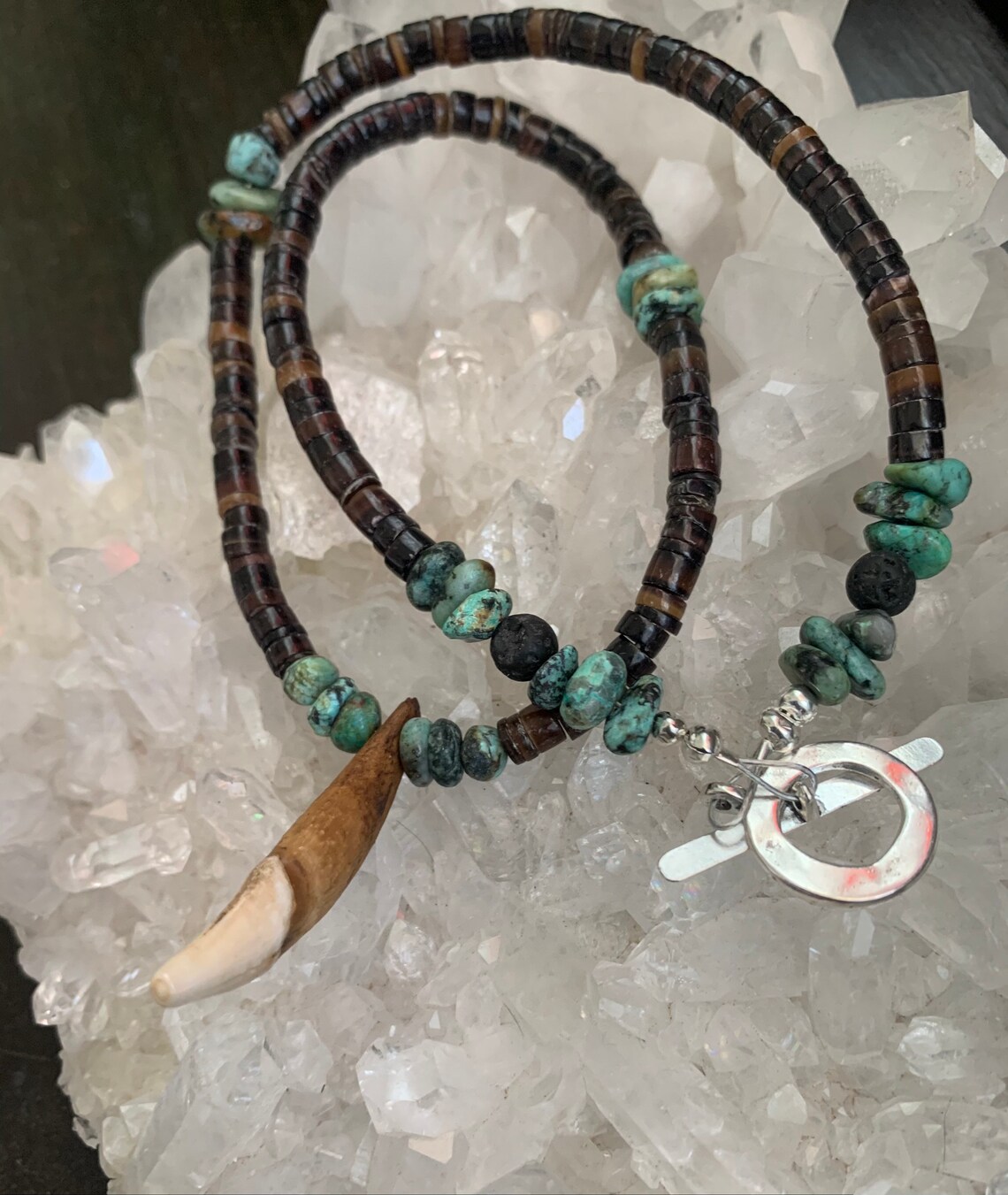 Wolf Tooth, Men's Necklace, Men's Wolf Tooth Necklace, Wolf Necklace ...