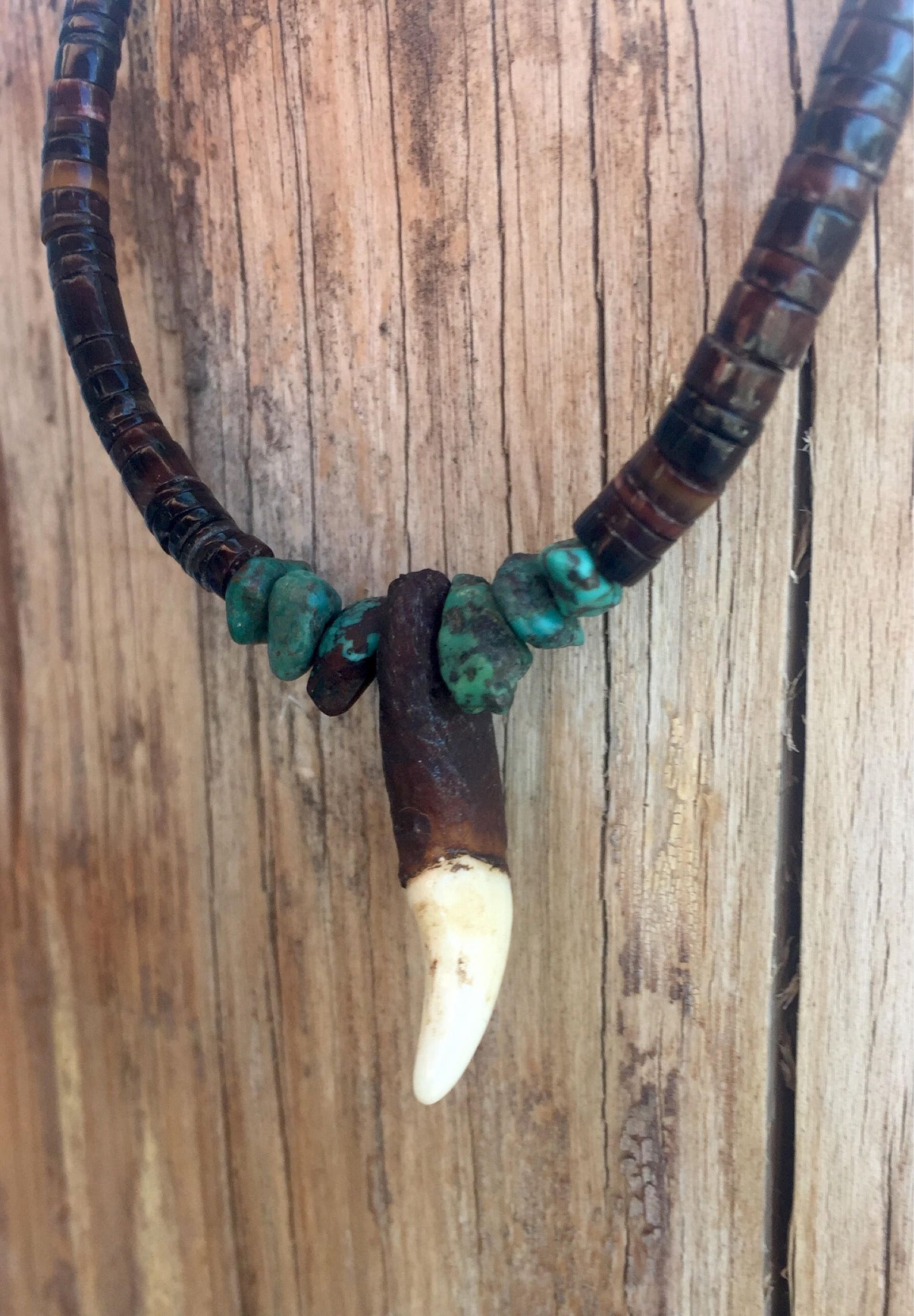 Wolf Tooth, Men's Necklace, Men's Wolf Tooth Necklace, Wolf Necklace ...