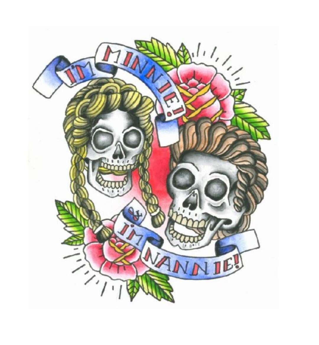 Minnie and Nannie Cross Stitch Pattern - Etsy