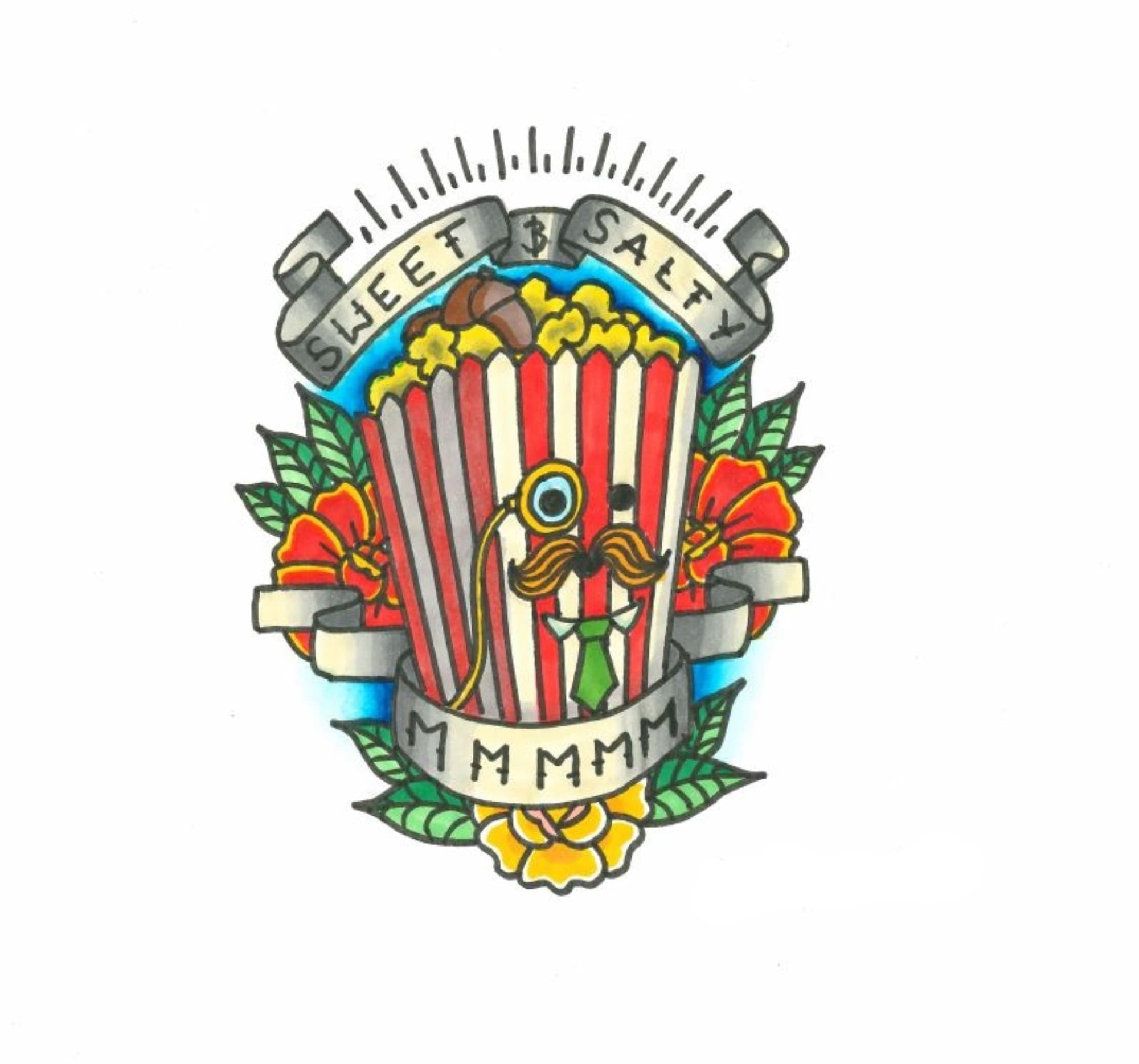 Detective Popcorn Cross Stitch Pattern - Etsy