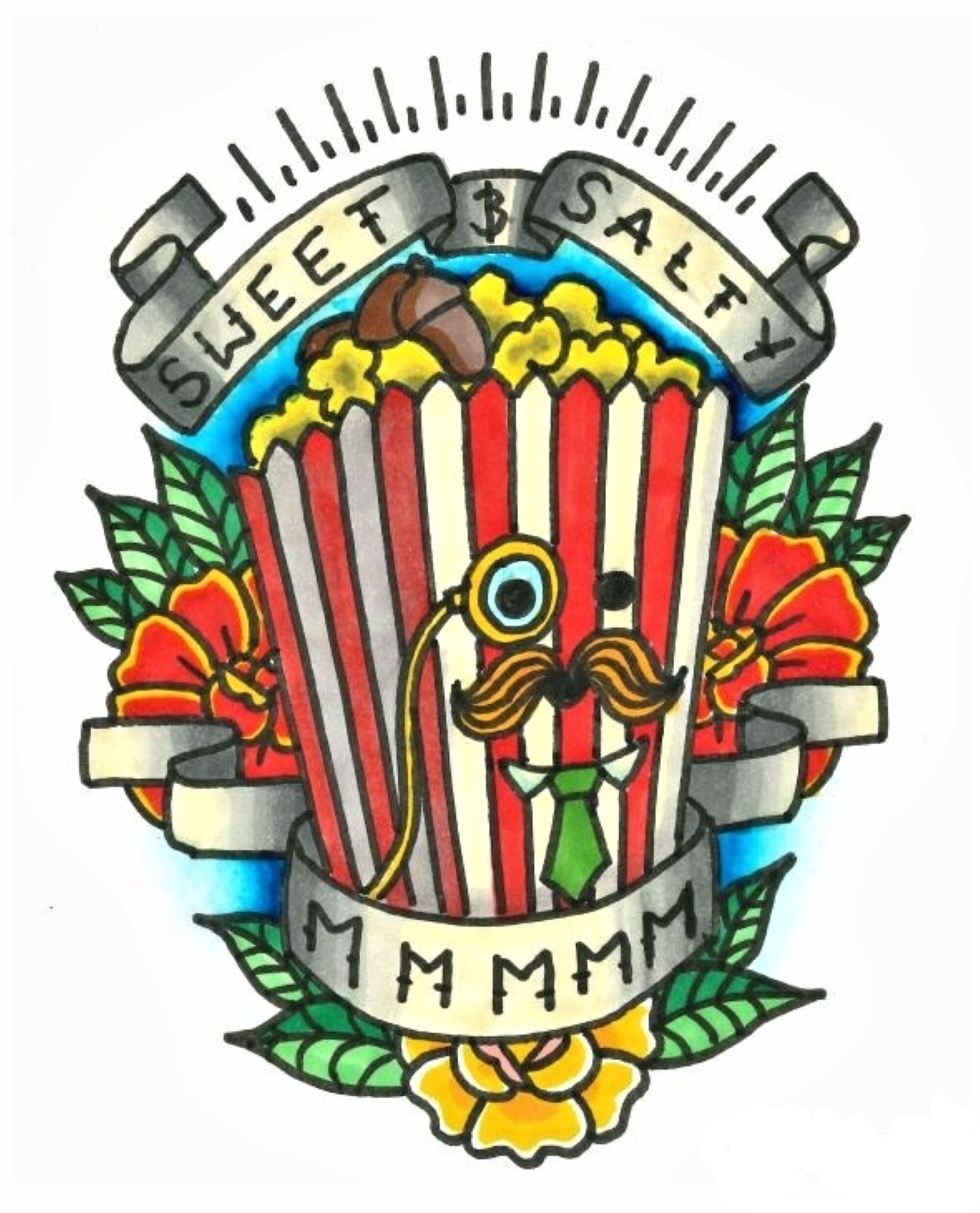 Detective Popcorn Cross Stitch Pattern - Etsy