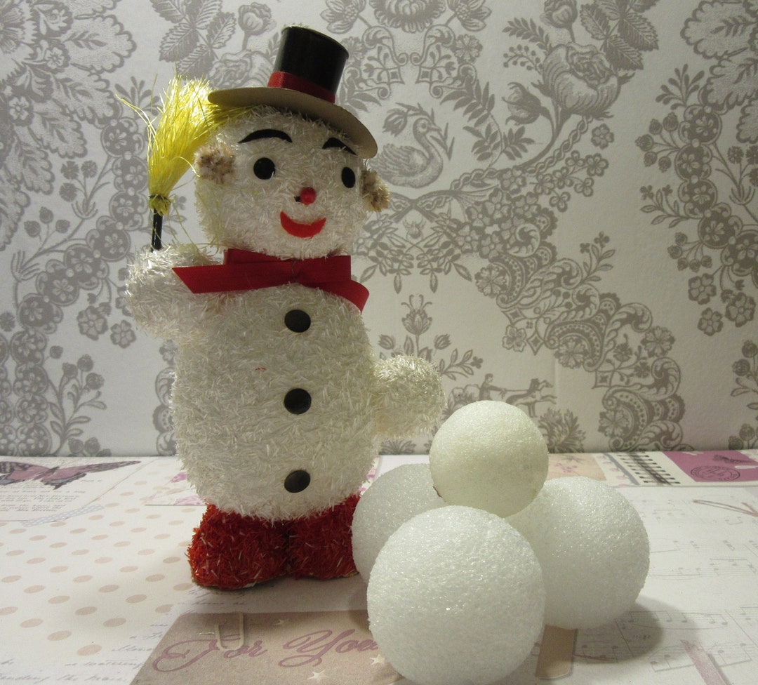 Kick It Funky Snowman Fun and Funky Vintage Midcentury - Etsy
