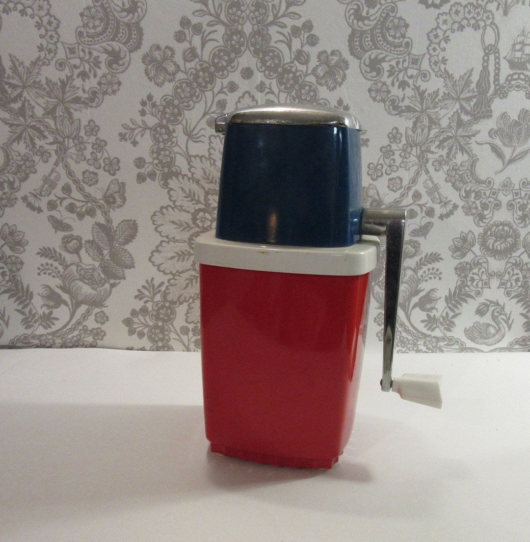 Vintage 1950s/60s Mid Century Red and White Swing Away Ice Crusher ...