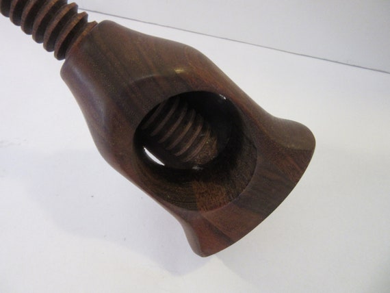 Vintage Walnut Wood Cracker Nut Cracker Easy Crackin'… - Gem